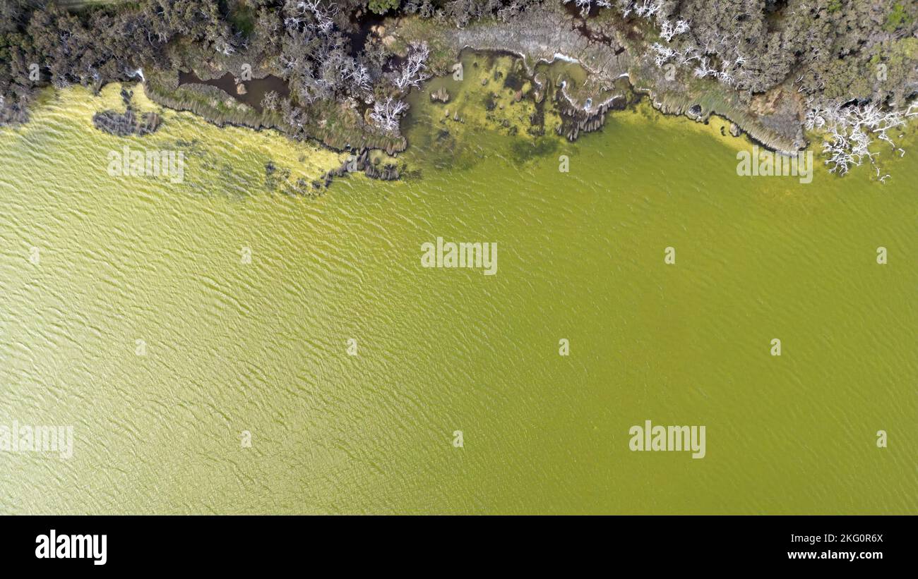 Top Down Aerial Lake Stock Photo - Alamy