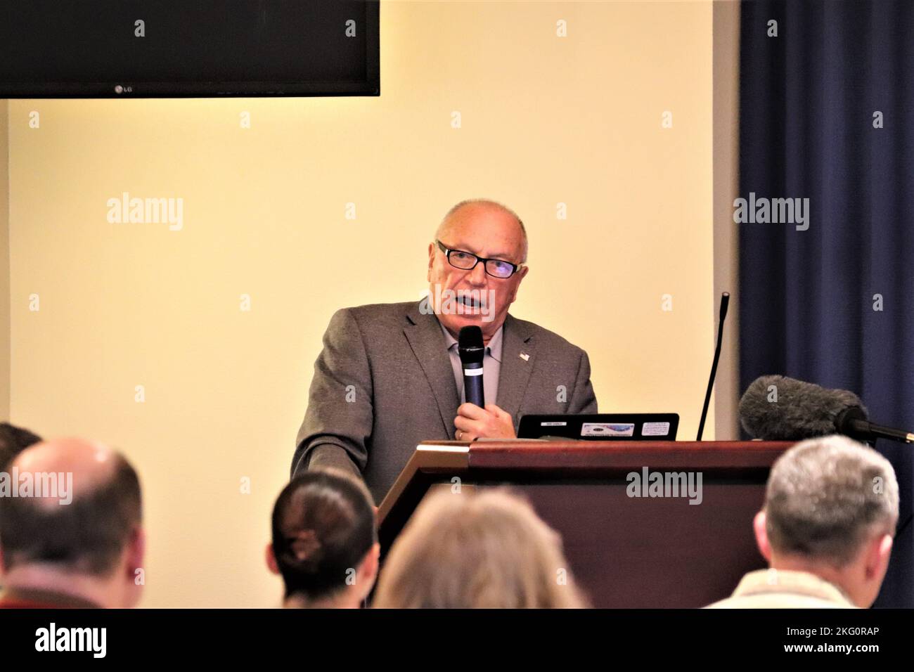 Entrepreneur and business leader Don Weber gives his presentation ...