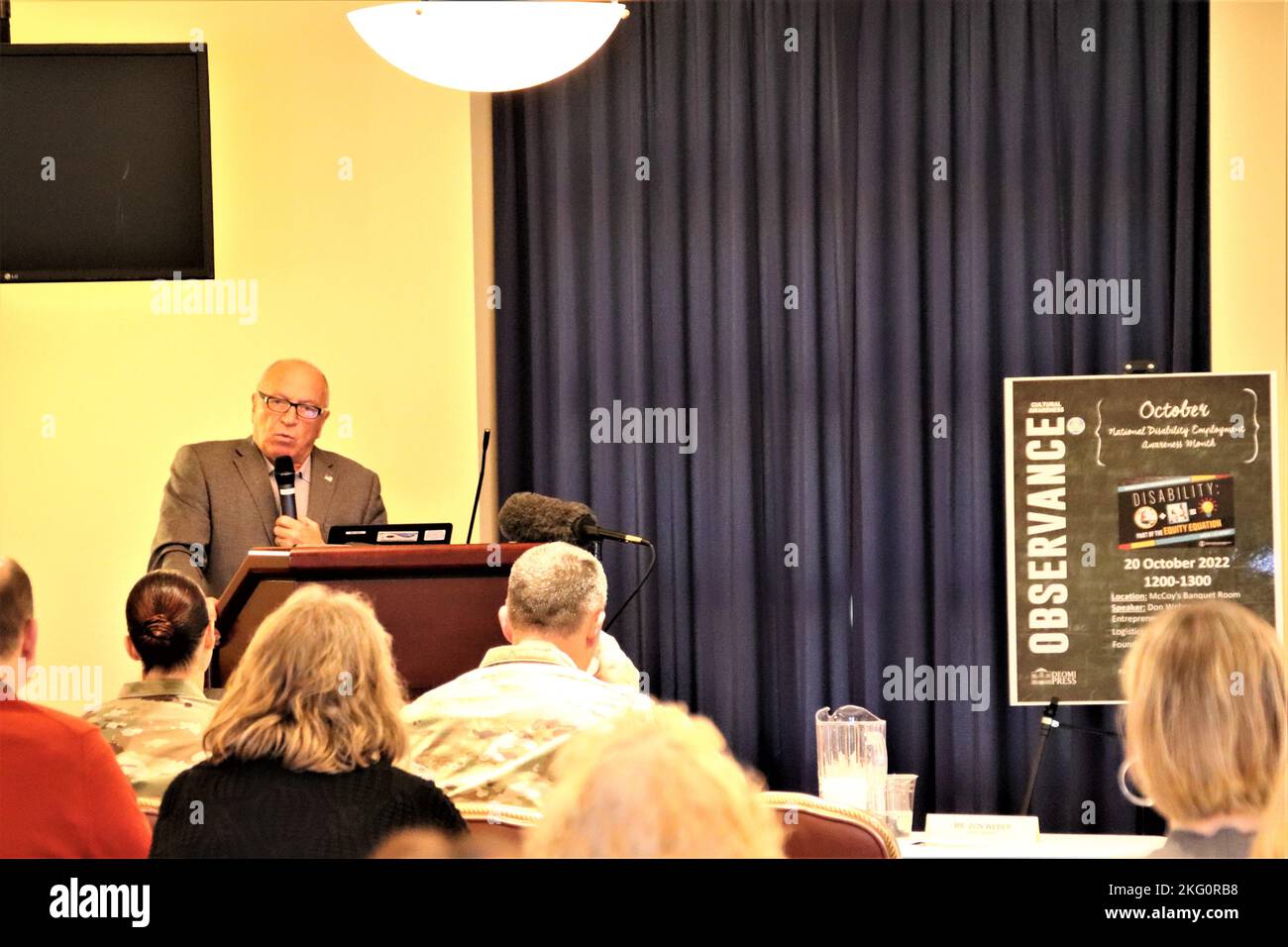 Entrepreneur and business leader Don Weber gives his presentation ...