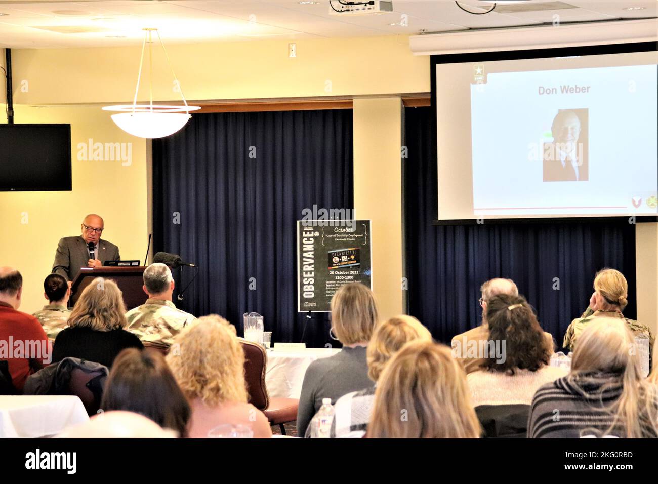 Entrepreneur and business leader Don Weber gives his presentation ...