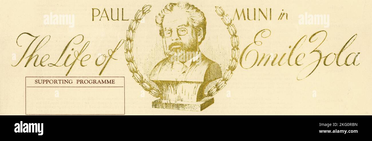 PAUL MUNI in THE LIFE OF EMILE ZOLA 1937 director WILLIAM DIETERLE cinematographer Tony Gaudio ...