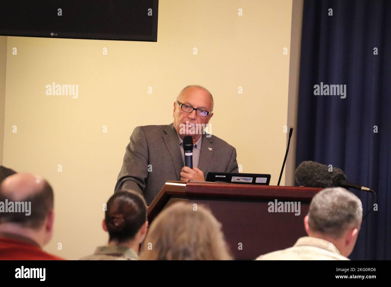 Entrepreneur and business leader Don Weber gives his presentation ...