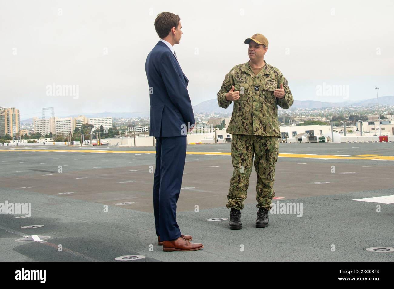 SAN DIEGO (Oct. 20, 2022) – Capt. Matthew Cieslukowski, commanding ...