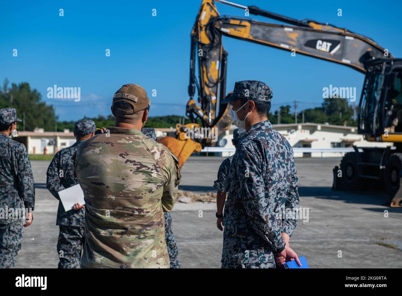 U.S. Air Force Tech. Sgt. Andrew Williamson, left, 18th Civil Engineer ...