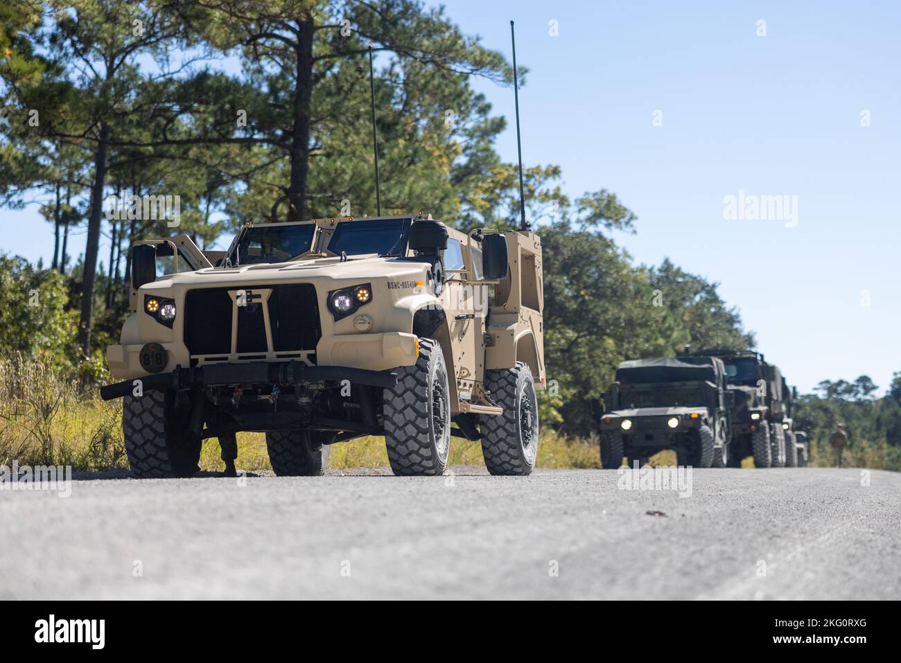 U.S. Marines with 2nd Air-Naval Gunfire Liaison Company, II Marine ...