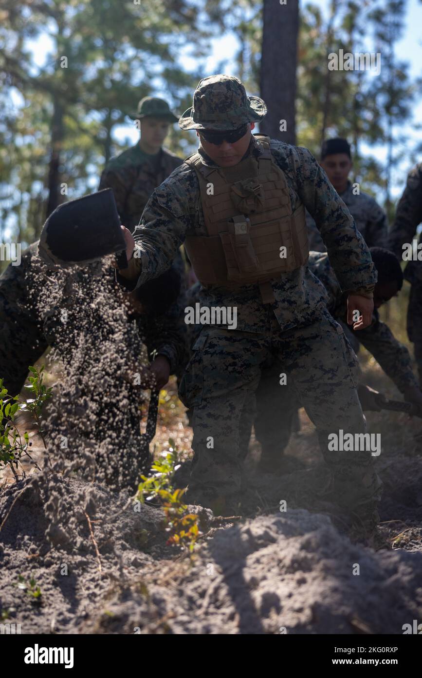 U.S. Marines with 2nd Air-Naval Gunfire Liaison Company, II Marine ...