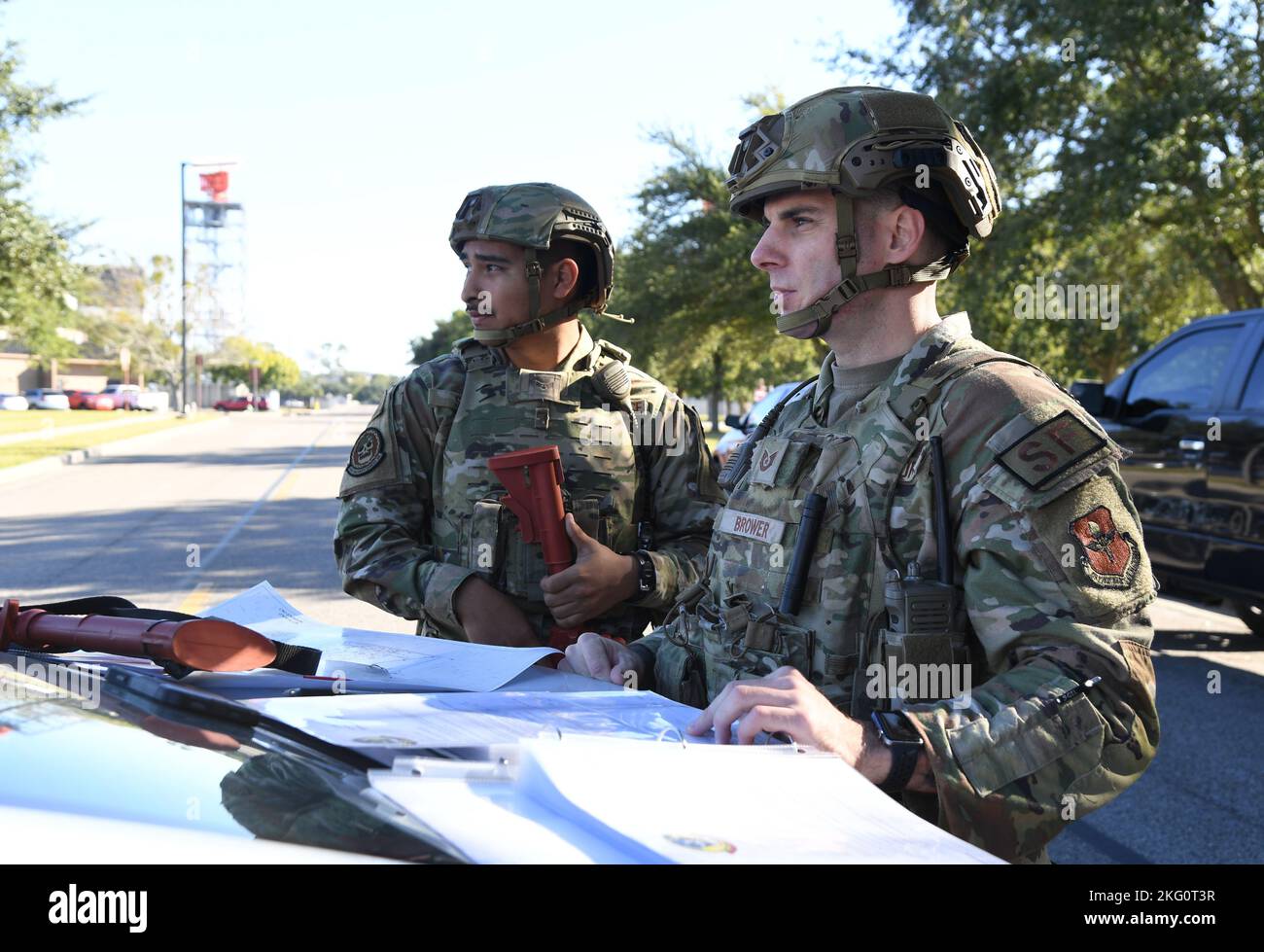 U.S. Air Force Airman 1st Class Angel Silva, 81st Security Forces ...