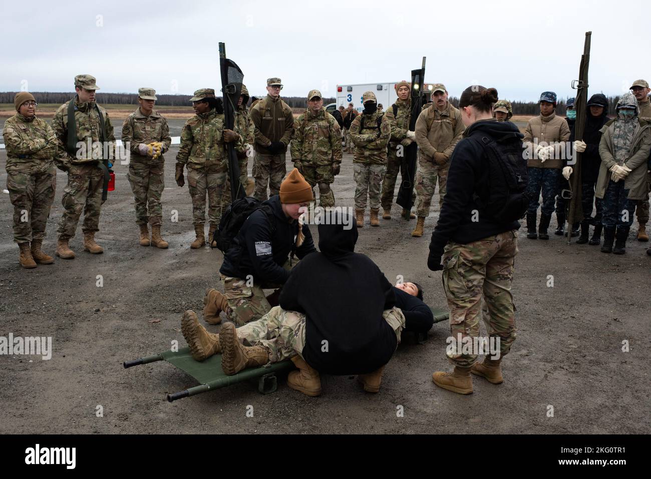 Tactical combat casualty care tccc field training exercise hi-res stock ...