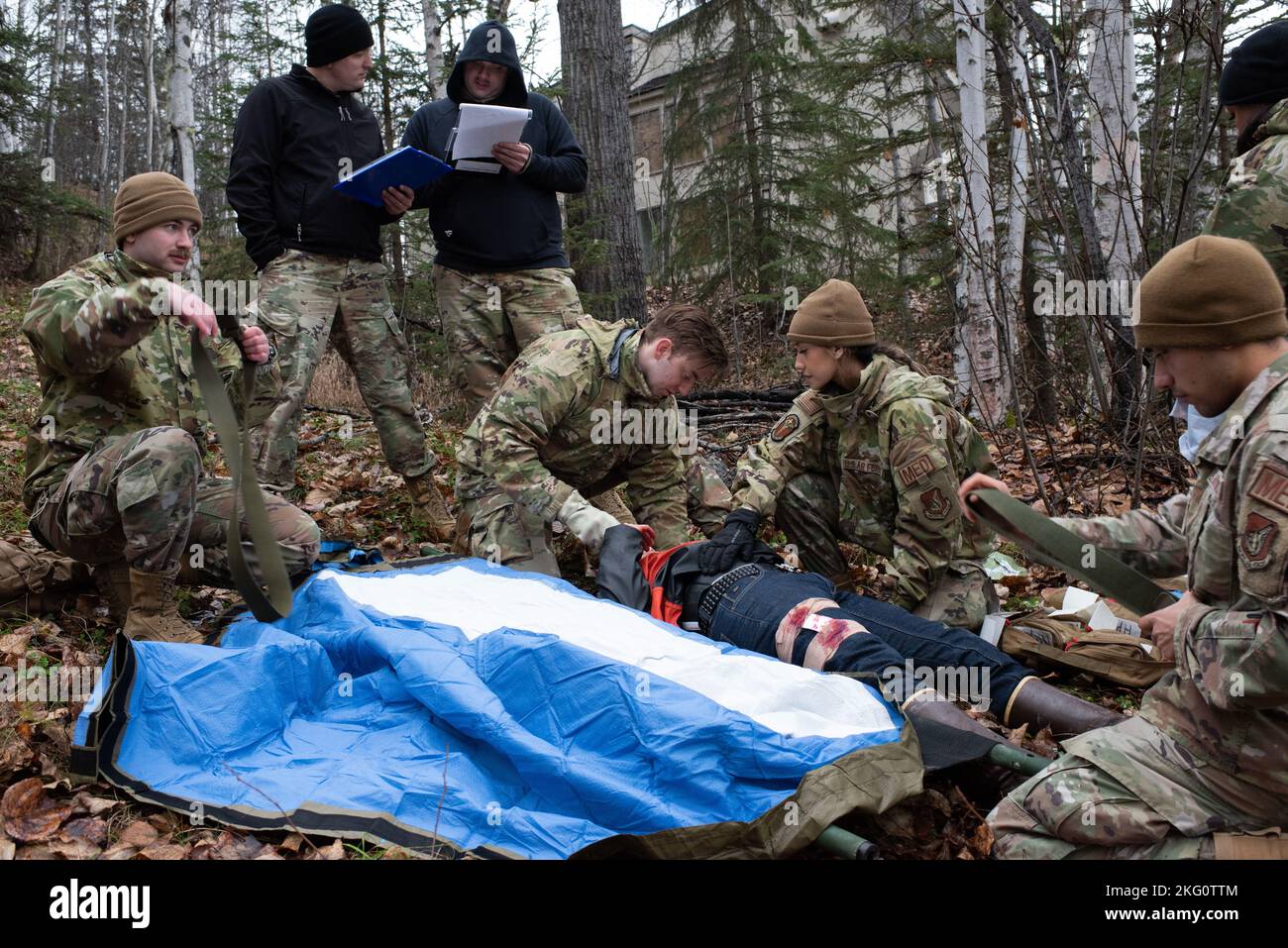 Tactical combat casualty care tccc field training exercise hi-res stock ...