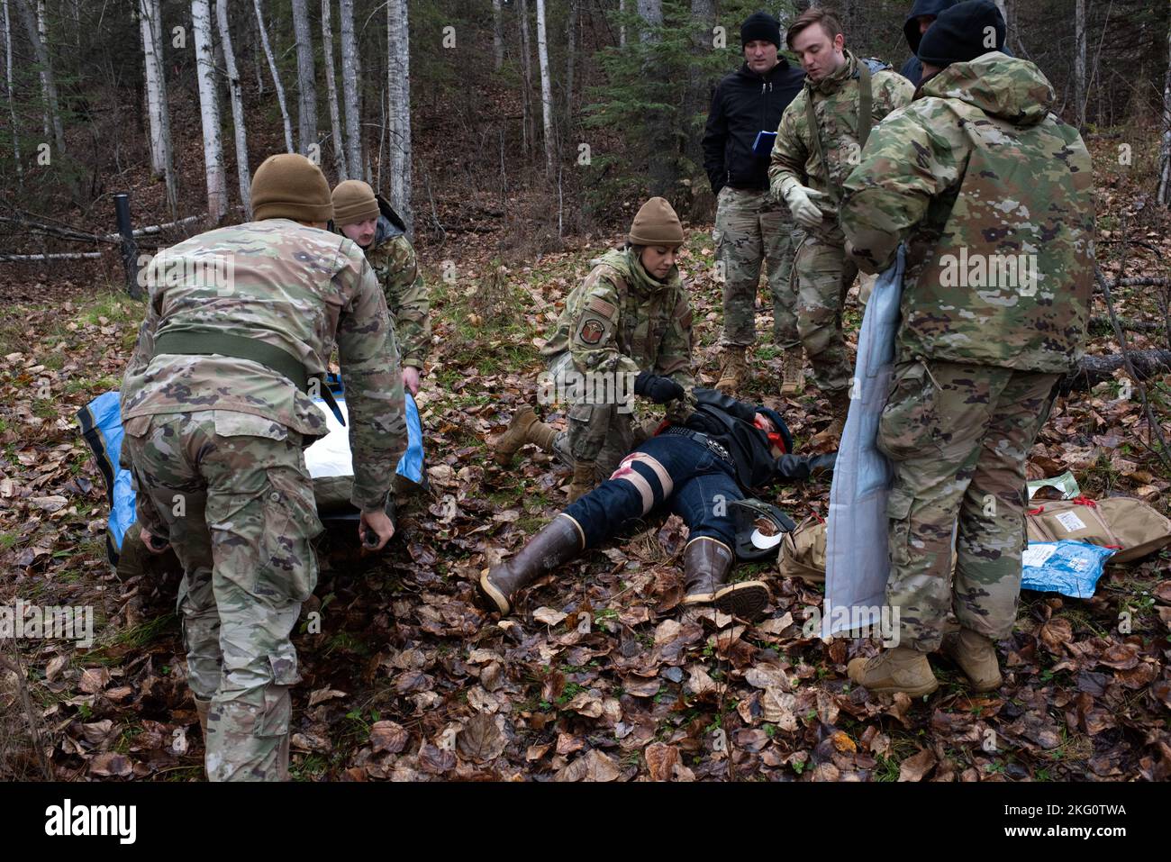 Tactical combat casualty care tccc field training exercise hi-res stock ...