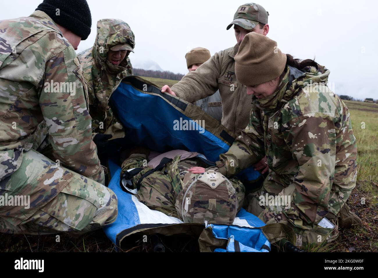 U.S. Airmen from across the 673d Medical Group render tactical combat ...