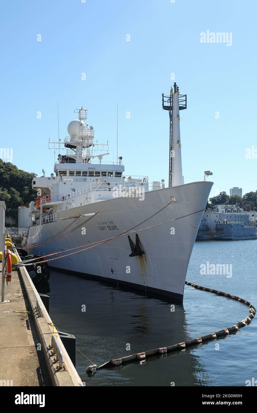 YOKOSUKA, Japan (Oct 20, 2022) The Pathfinder-class oceanographic ...