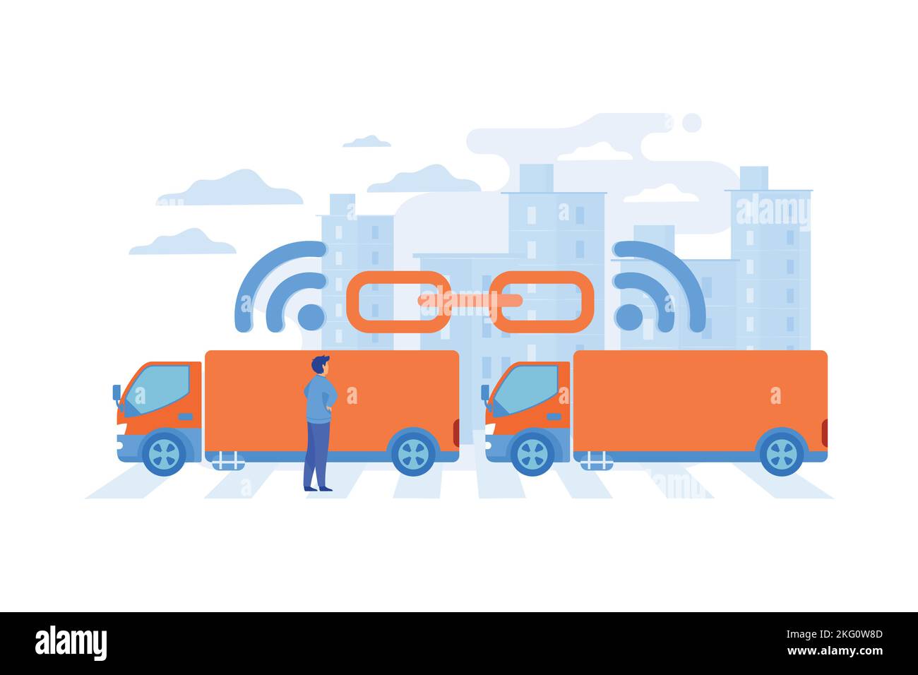 Platooning vector vectors hi-res stock photography and images - Alamy