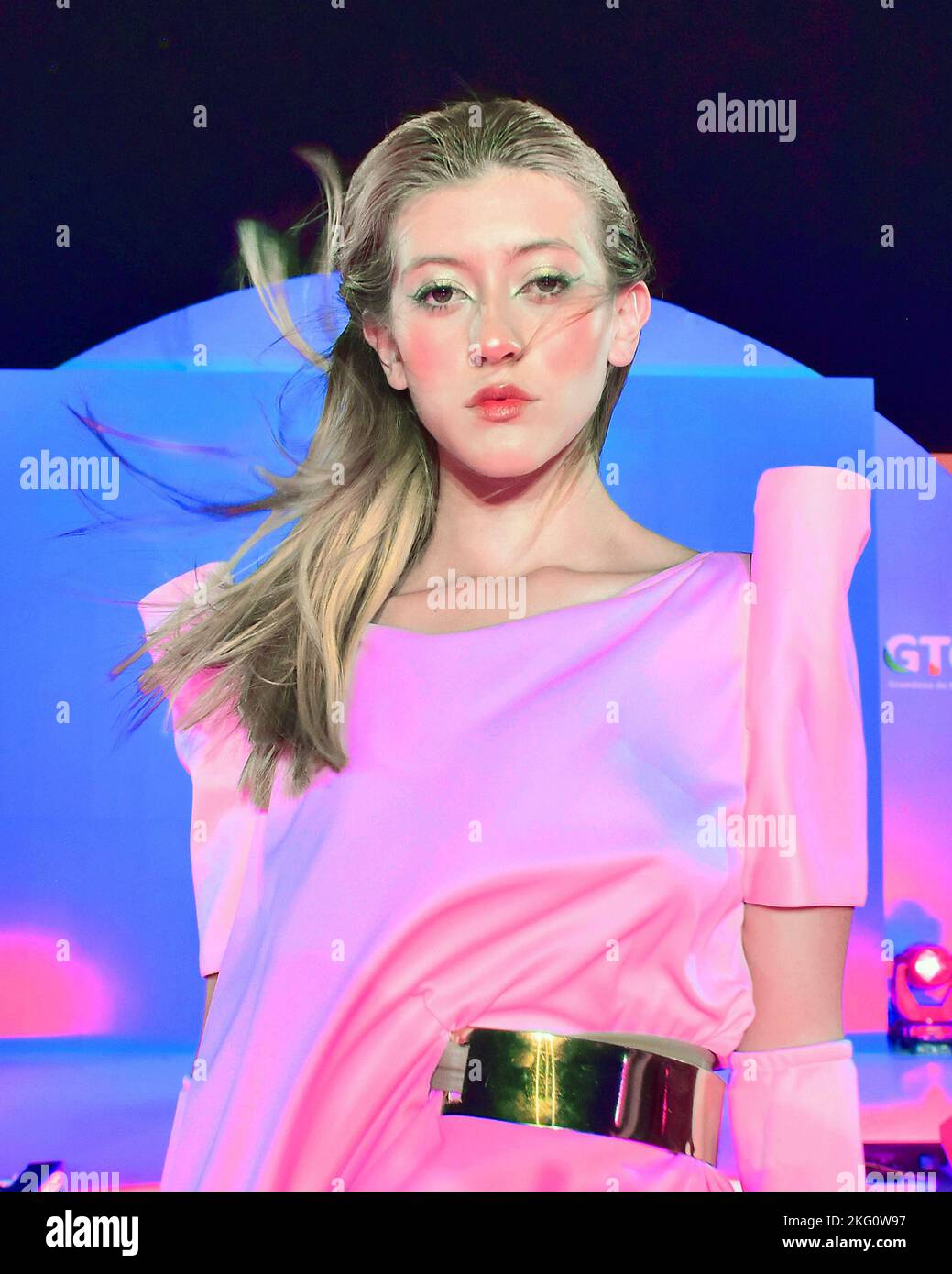 LEON, MEXICO. NOV 19: A model poses during a photo session at BJXMODA ...