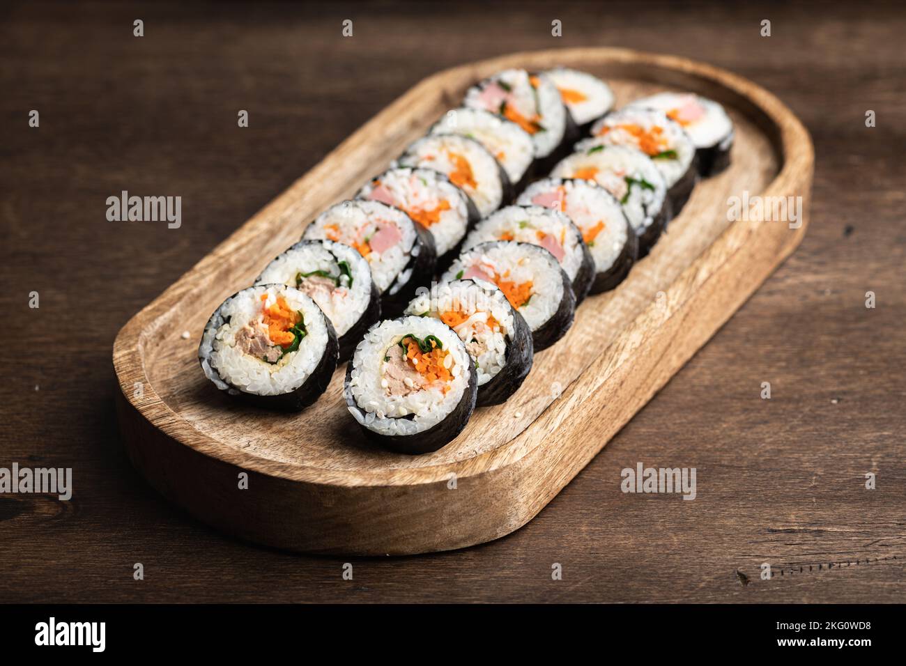 Korean food snack gimbap hi-res stock photography and images - Alamy