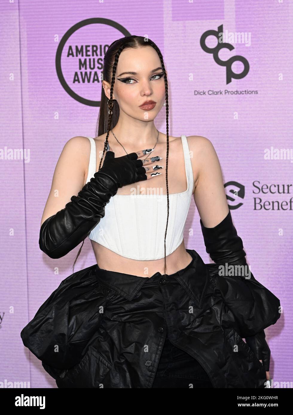Los Angeles, USA. 20th Nov, 2022. Dove Cameron at the 2022 American ...