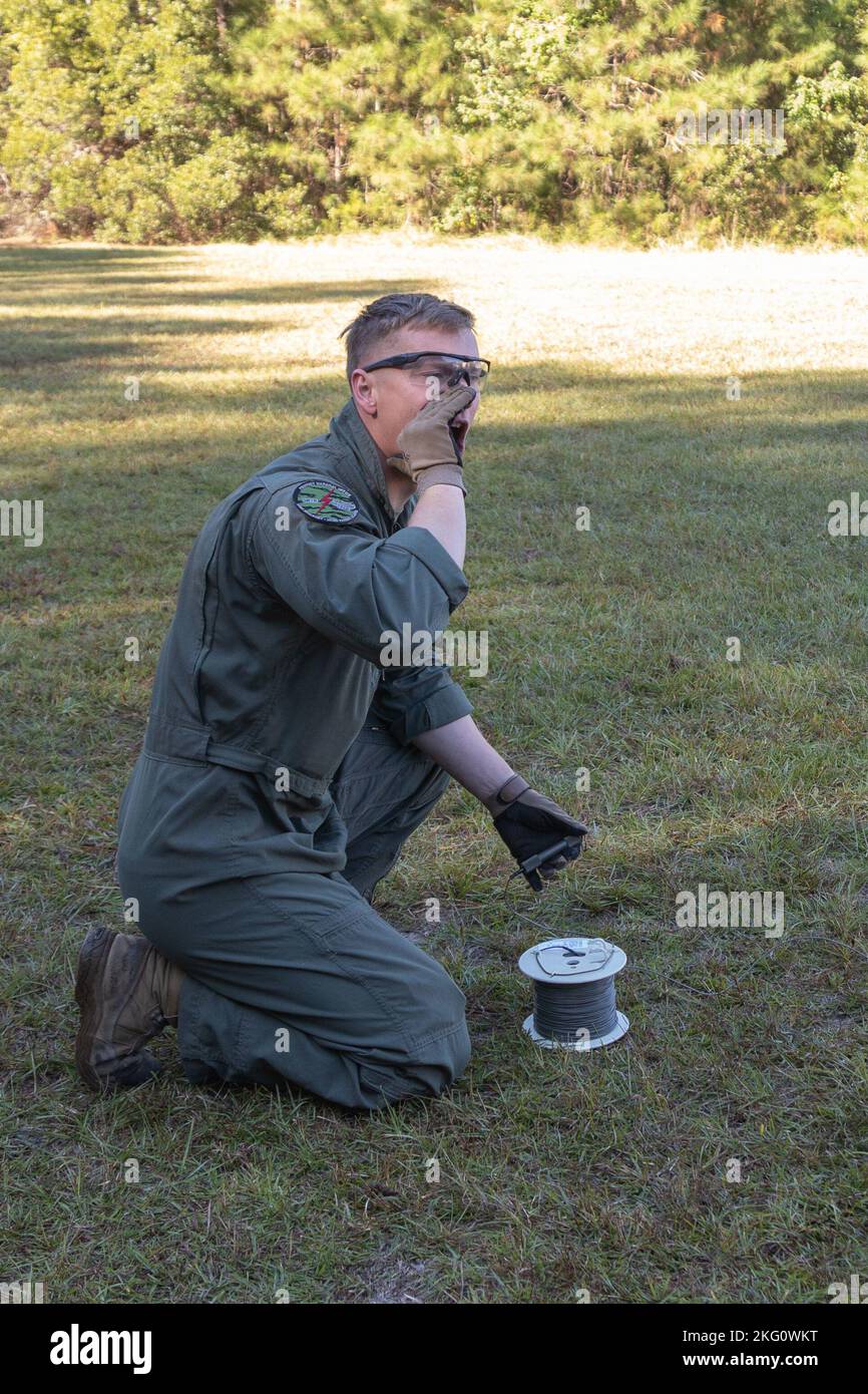 U.S. Marine Corps Cpl. Cameron Lott, military police, Headquarters and ...