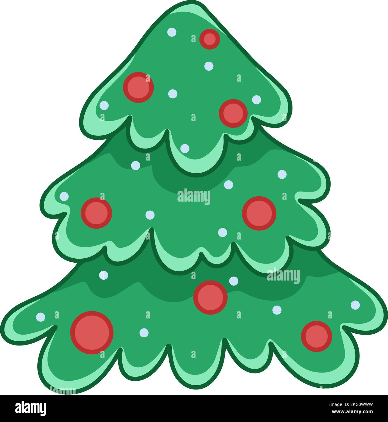 Christmas tree ball bells Stock Vector Images - Alamy