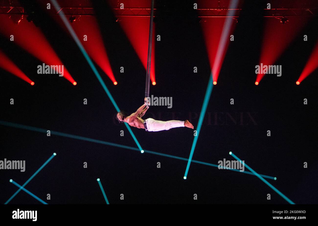 South African circus ZipZap performing their show Rhapsodie with Phenix ...