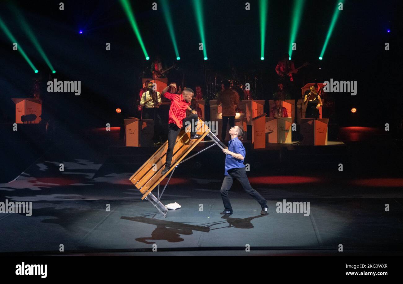 South African circus ZipZap performing their show Rhapsodie with Phenix ...