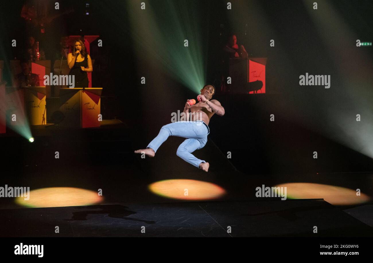 South African circus ZipZap performing their show Rhapsodie with Phenix ...