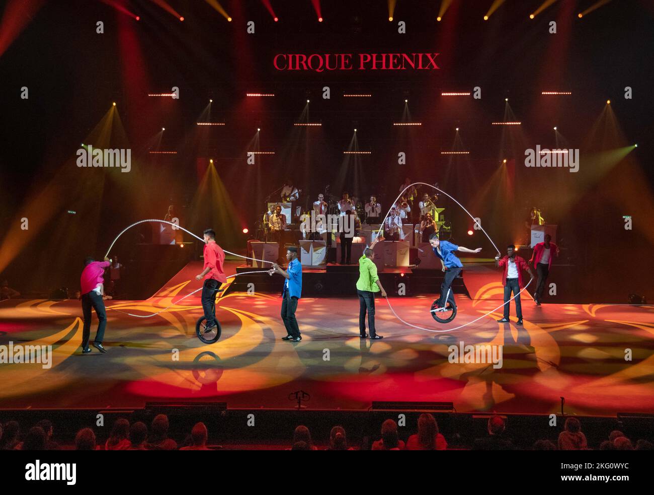 South African circus ZipZap performing their show Rhapsodie with Phenix ...