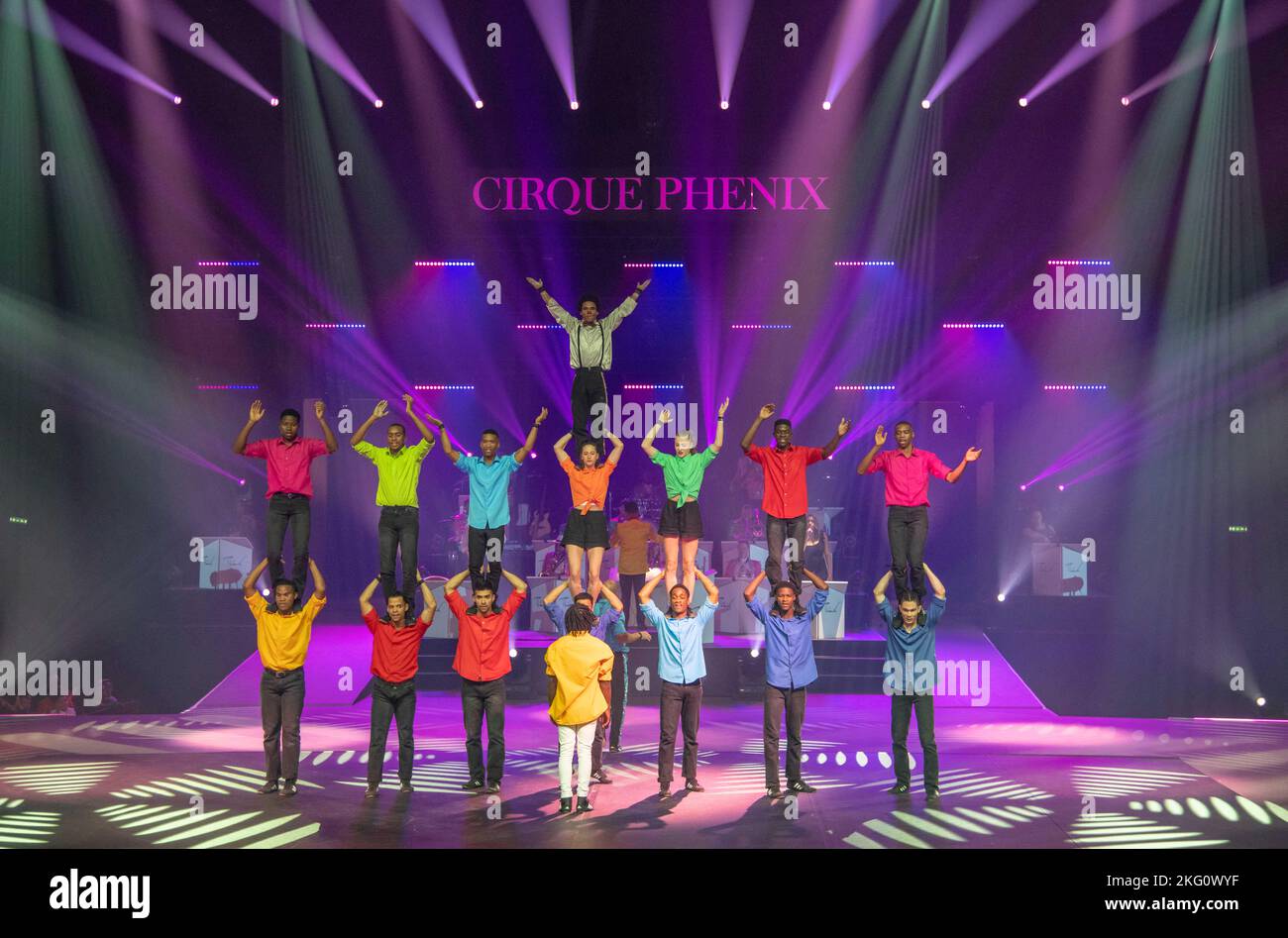 South African circus ZipZap performing their show Rhapsodie with Phenix ...