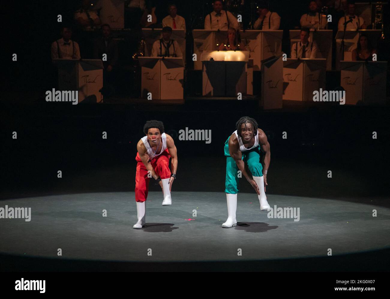 South African circus ZipZap performing their show Rhapsodie with Phenix ...