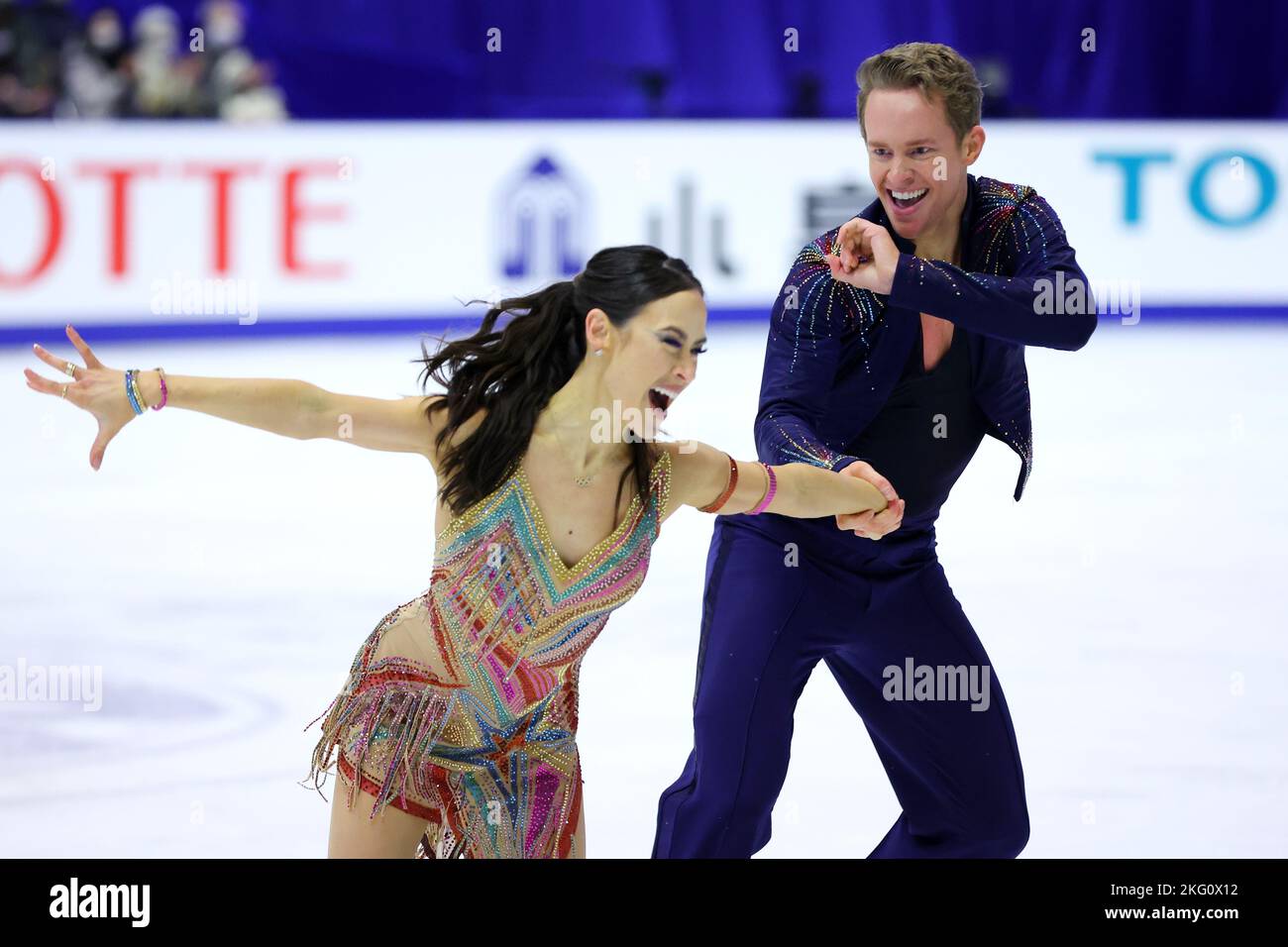 Makomanai Sekisui Heim Ice Arena, Hokkaido, Japan. 18th Nov, 2022 ...