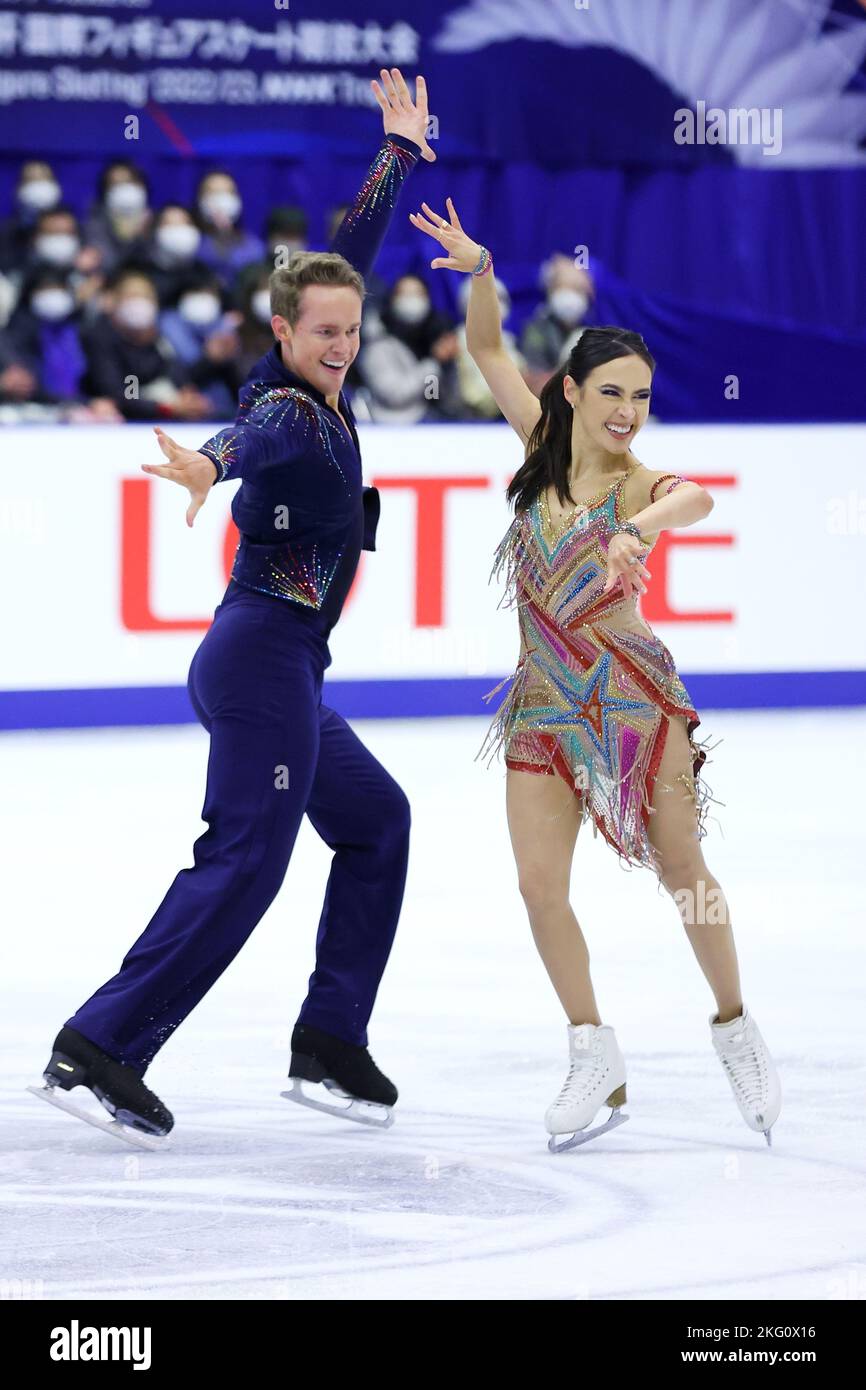 Makomanai Sekisui Heim Ice Arena, Hokkaido, Japan. 18th Nov, 2022 ...