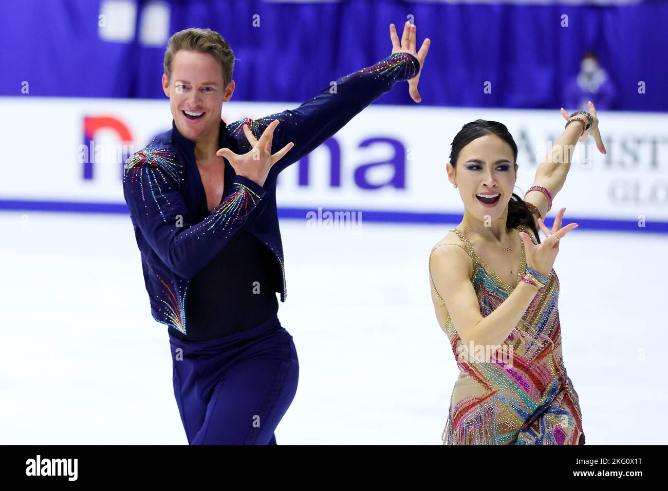 Makomanai Sekisui Heim Ice Arena, Hokkaido, Japan. 18th Nov, 2022 ...