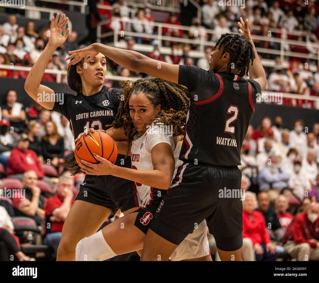 Maples Pavilion Stanford, CA. 20th Nov, 2022. CA, U.S.A. Stanford guard ...