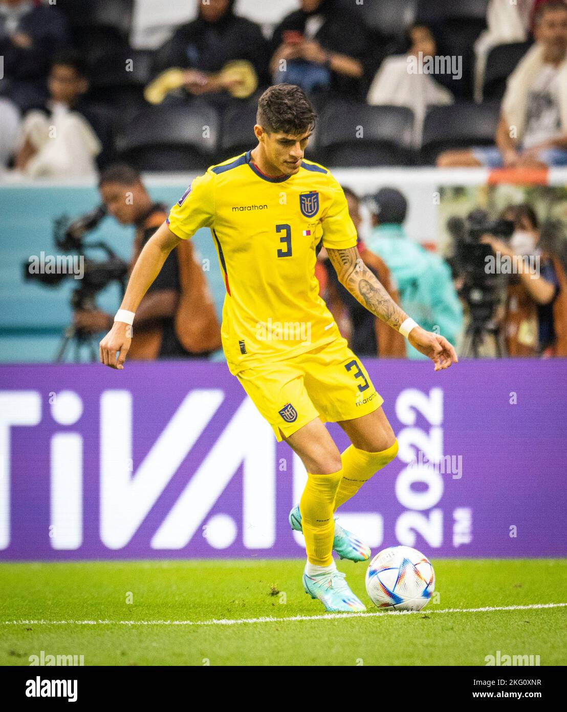 Doha, Qatar. 20th Nov, 2022. or 20.11.2022 Piero HINCAPIE (Ecu) Qatar ...