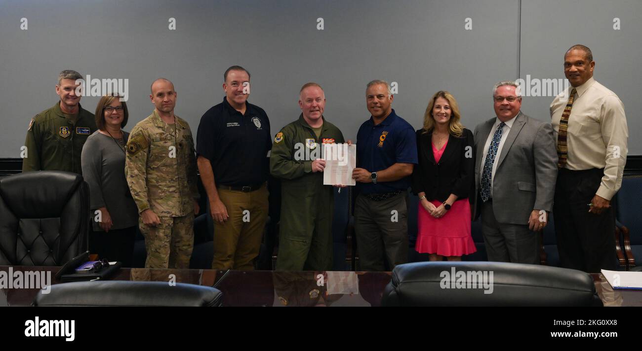 MacDill Air Force Base and Avon Park Air Force Range hosted a signing ...