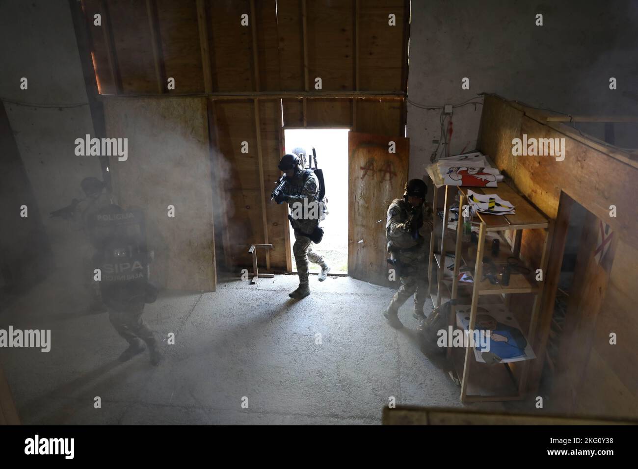 Members of the Special Support Units (SSU) of Bosnia-Herzegovina State ...