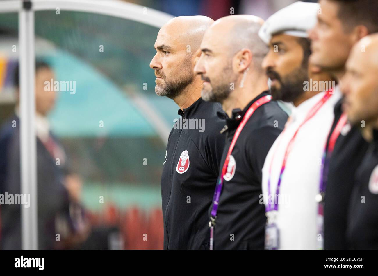 Doha, Qatar. 20th Nov, 2022. or 20.11.2022 Trainer Felix SANCHEZ (KAT ...