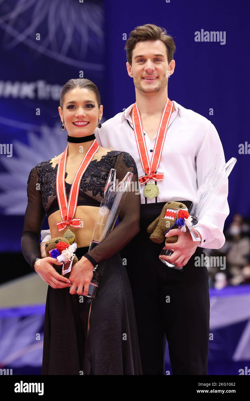 Hokkaido, Japan. 19th Nov, 2022. Laurence Fournier Beaudry & Nikolaj ...