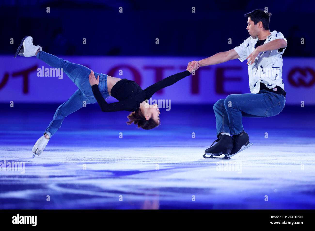 Hokkaido, Japan. 20th Nov, 2022. Makomanai Sekisui Heim Ice Arena ...