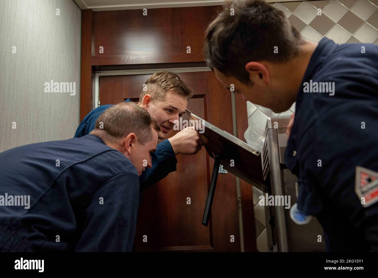 Aircraft carrier wardroom hi-res stock photography and images - Alamy