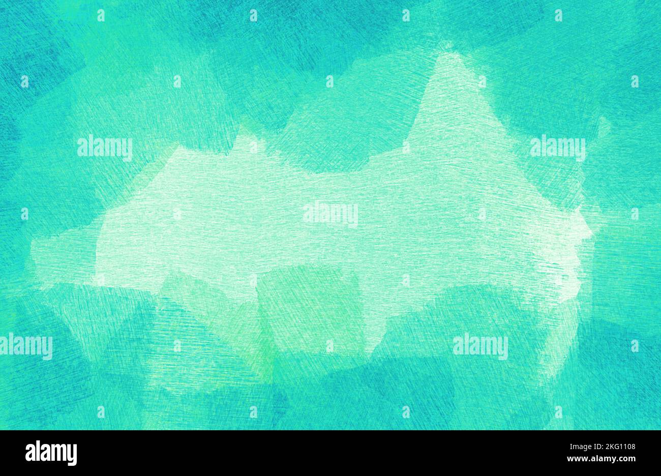 green watercolor background. Abstract hand paint square stain backdrop ...