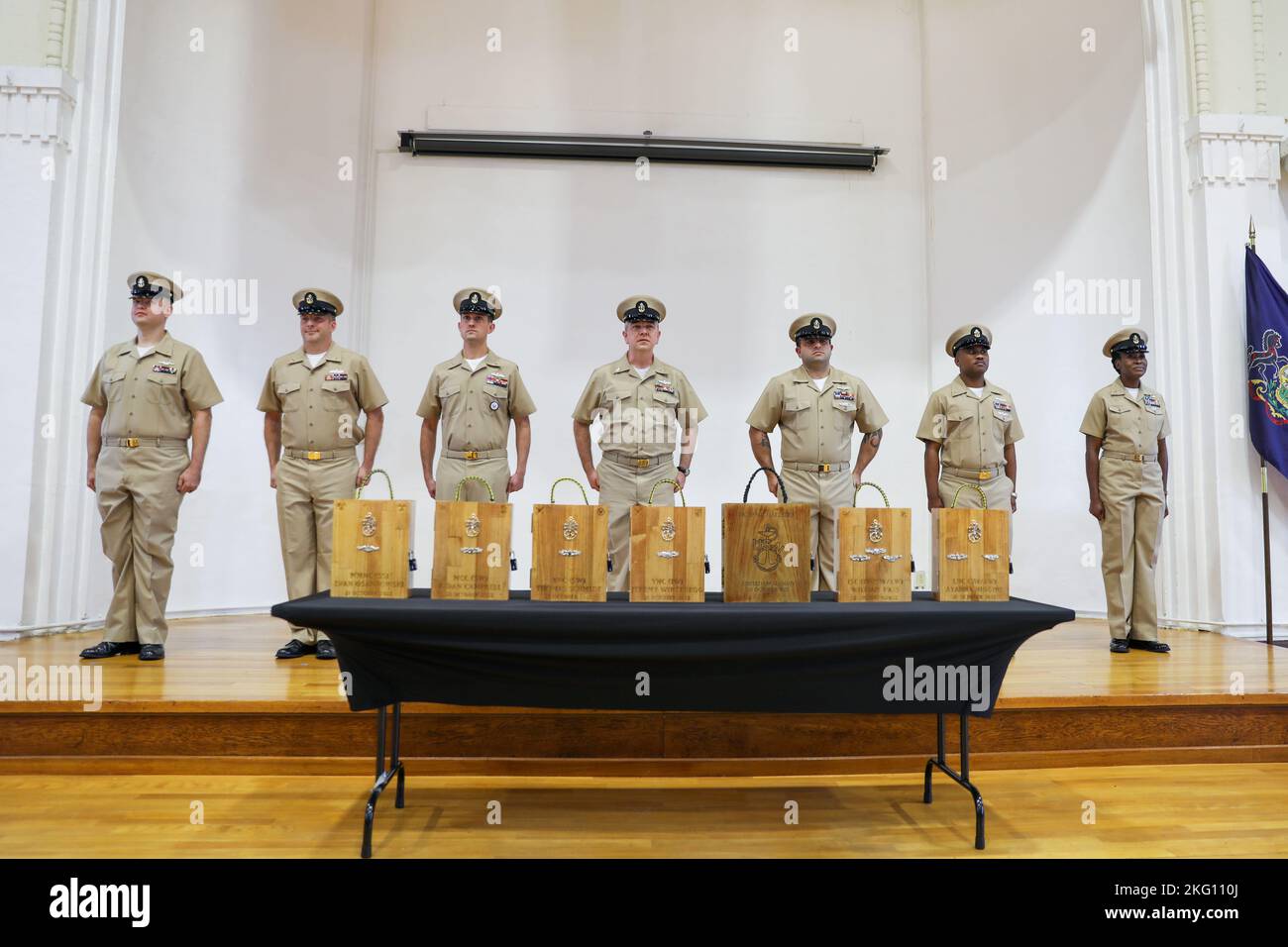 YOKOSUKA, Japan (Oct. 21, 2022) Seven new Chief Petty Officers (CPO ...