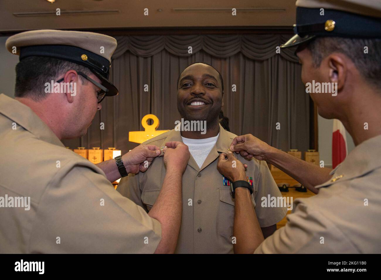 Chief Interior Communications Electrician Clinton Jordan, assigned to ...
