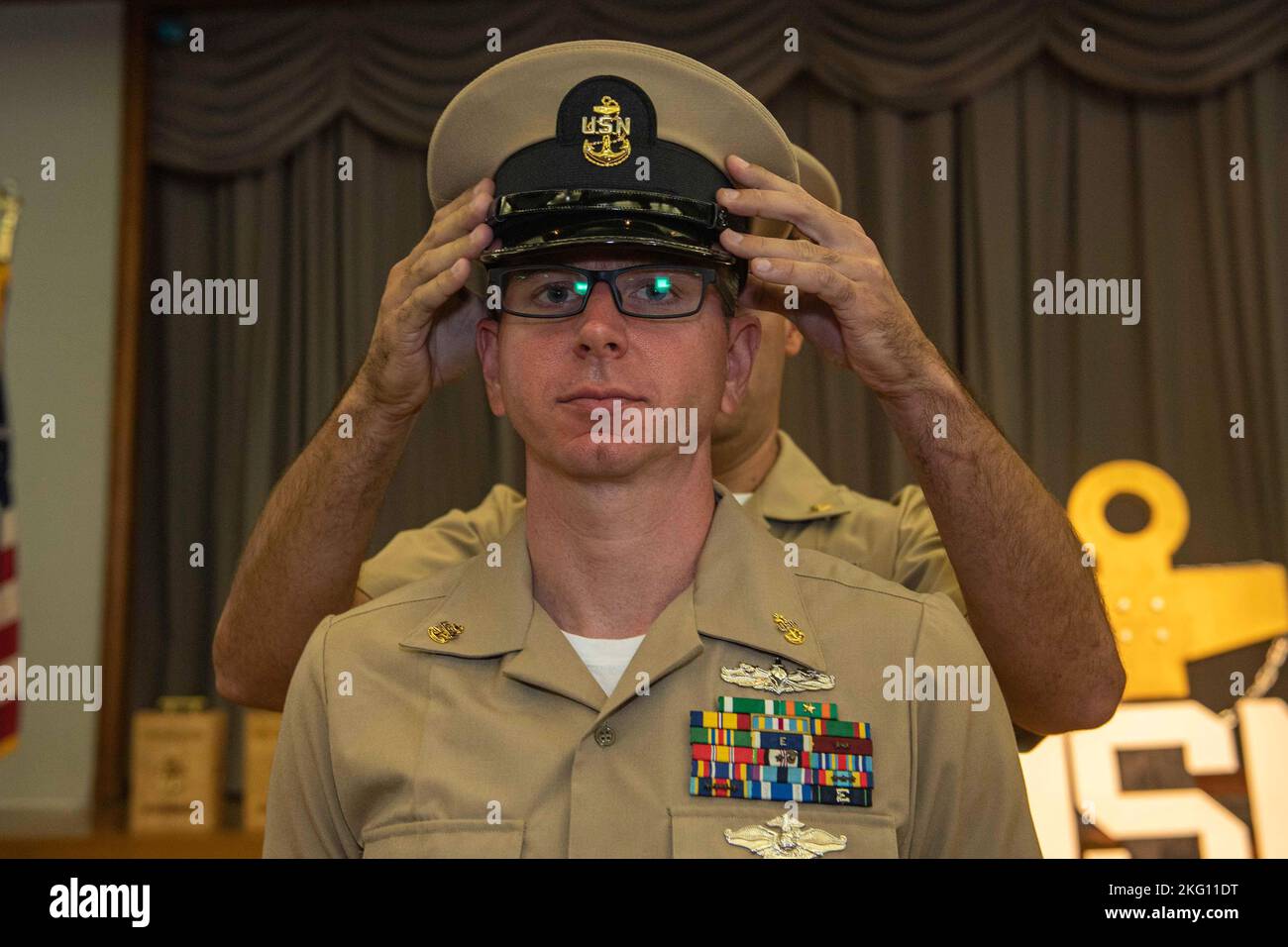 Chief Hospital Corpsman Joshua Wicker, assigned to the mine ...