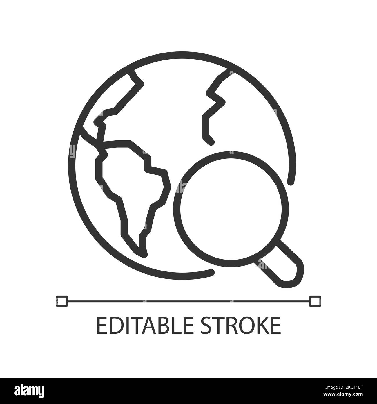 Global search icon perfect Stock Vector Images - Alamy