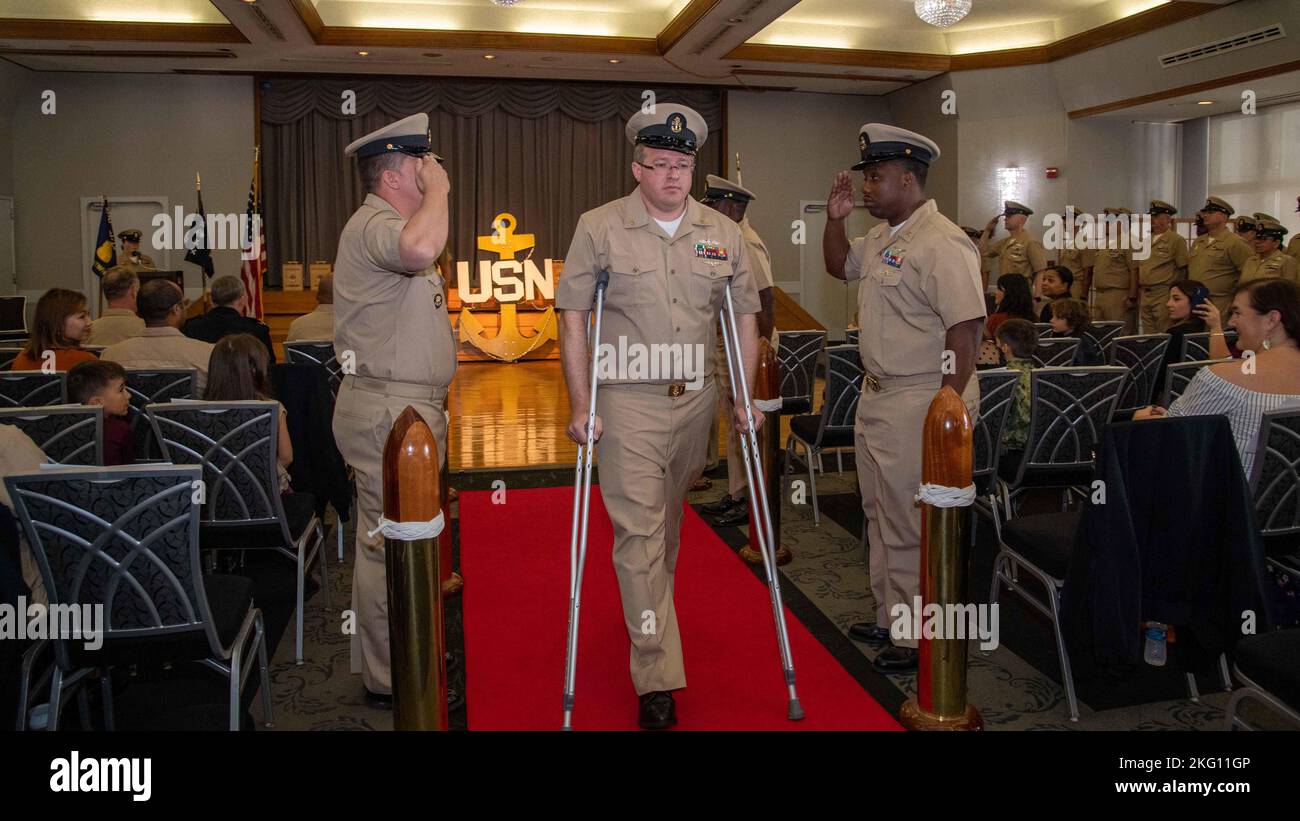 Chief Personnel Specialist Nicholas Trosen, assigned to the mine ...