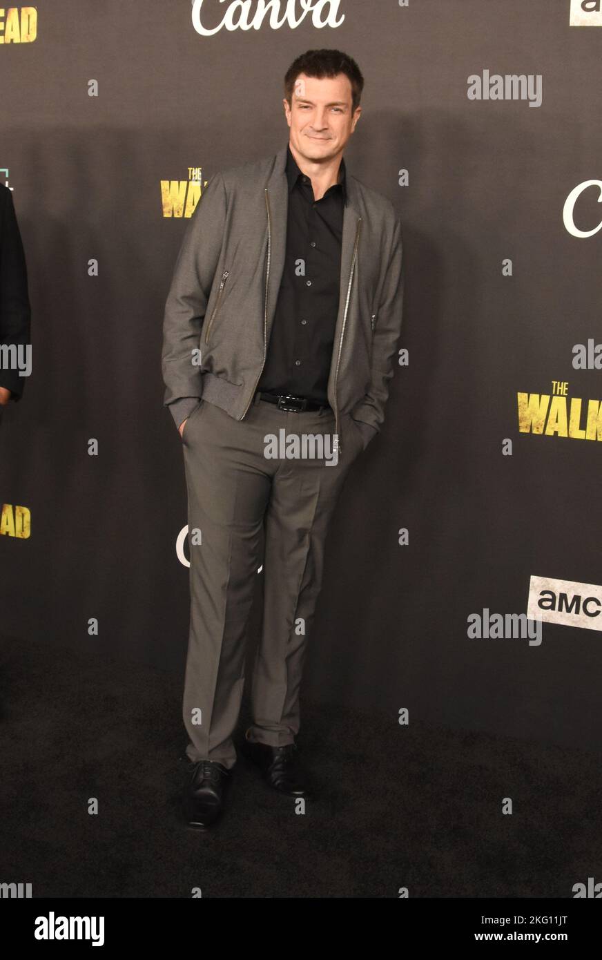 Los Angeles, California, USA 20th November 2022 Actor Nathan Fillion ...