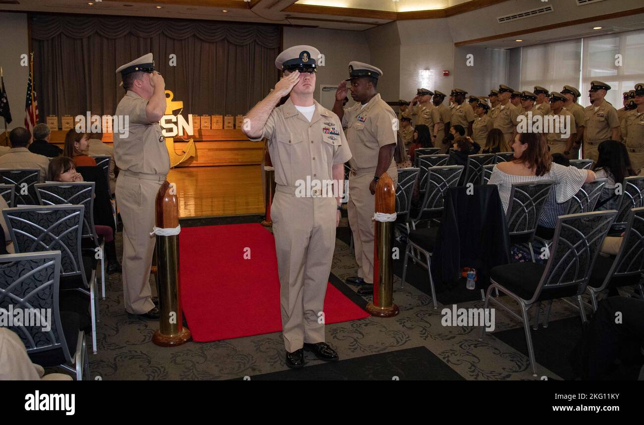Chief Aerographers Mate Joshua Smart, assigned to Mine Countermeasures ...