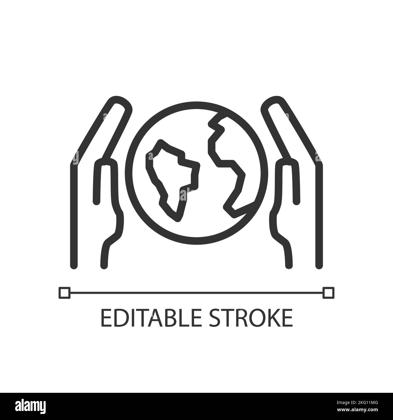 Save Earth pixel perfect linear icon Stock Vector Image & Art - Alamy Save Earth pixel perfect linear icon Stock Vector Image & Art - Alamy