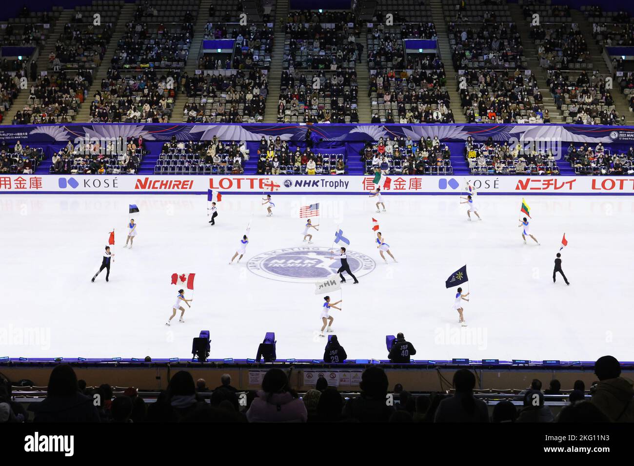Makomanai Sekisui Heim Ice Arena, Hokkaido, Japan. 18th Nov, 2022 ...