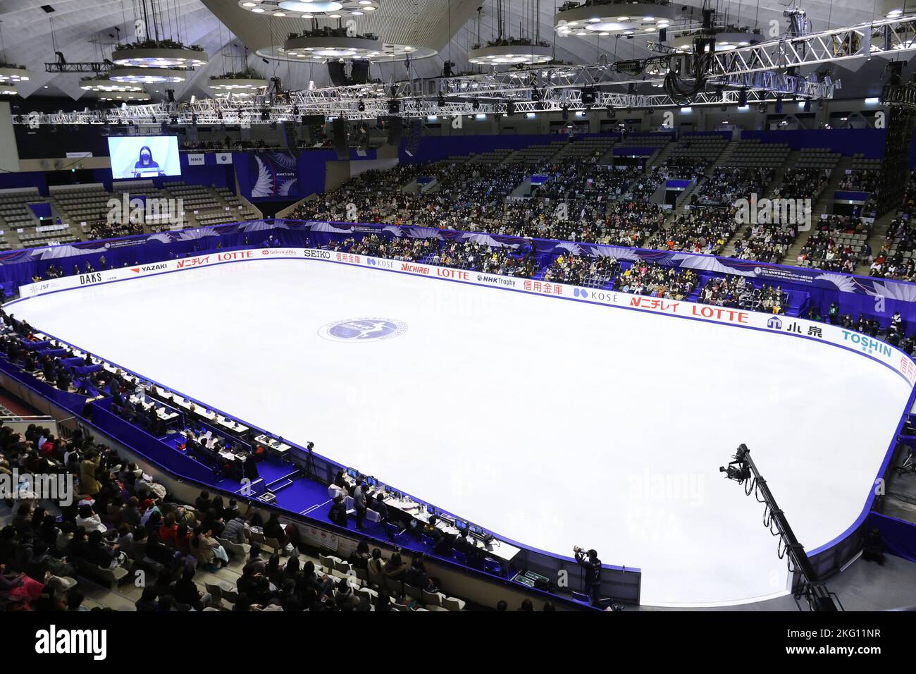 Makomanai Sekisui Heim Ice Arena, Hokkaido, Japan. 18th Nov, 2022 ...